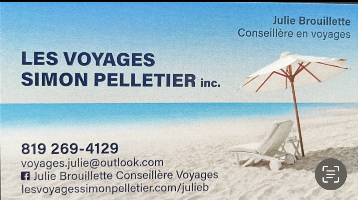 Julie Brouillette Conseillère Voyages affiliée à Les Voyages Simon ...
